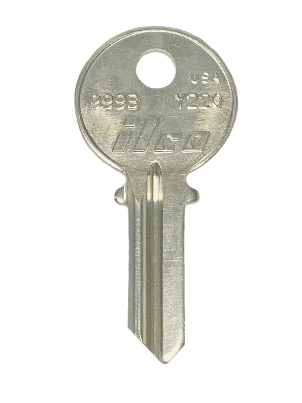 Ilco 999B Key blank, YALE 8, 4 PIN Y220