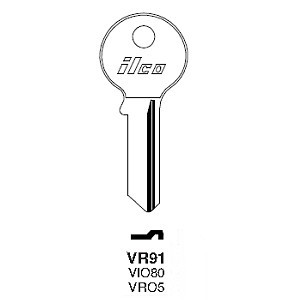 Ilco VR91 Key Blank, Viro Padlocks L191A