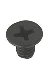 Major Mfg LS-16 Face plate screws, 10pk Black