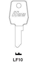 Key blank, Ilco LF10 Lowe & Fletcher