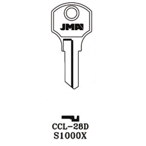 Key blank, JMA CCL28D for CCL S1000X