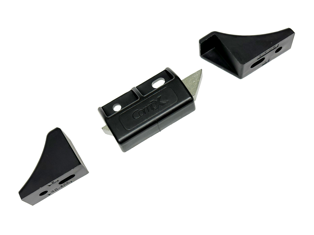 Compx D300DL-BLK Double Door Latch Kit, Black