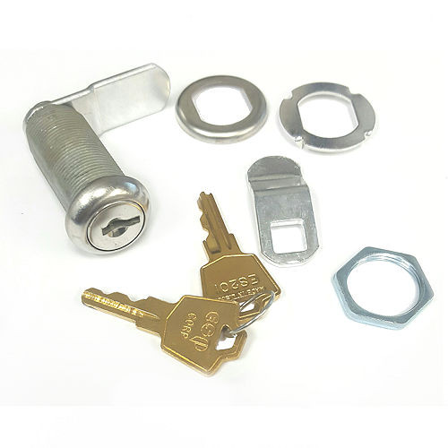 ESP V437C8055621 ES201 Cam Lock, 1-7/16" KA 201 Nickel