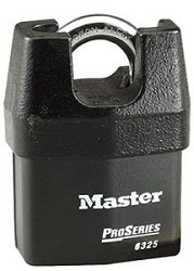 Master Lock 6325 Pro Series Padlock, Custom Keyed with 2 key