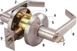 Cal-Royal ICSL05 26D Storeroom Lever, Interchangeable Core