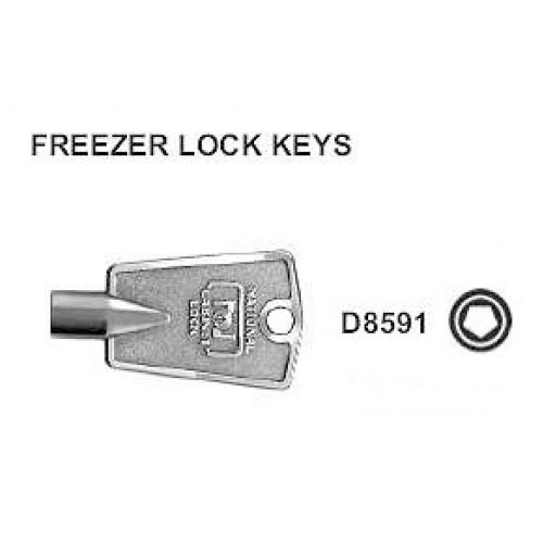 Compx National D8591 Freezer Key, Pentagon Type