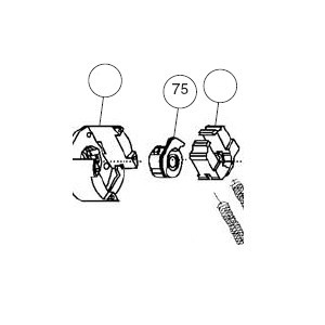 Kaba Simplex 204015-000-01 Drive Insert, 1000 series part