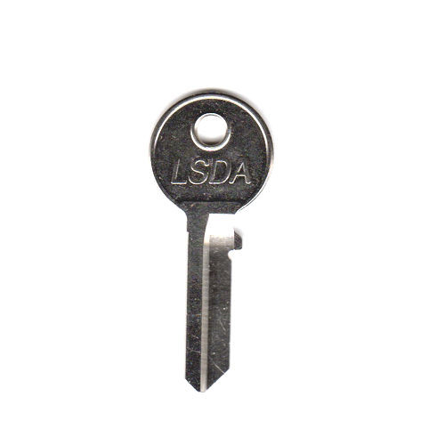 Key blank, LSDA34 for LSDA For BP500/BP520 Series Padlocks