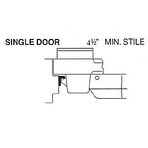 Cal-Royal 5000EO 36 AL Exit Device , Aluminum Finish