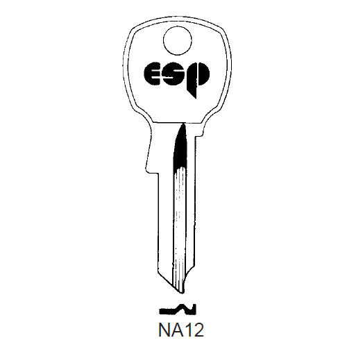 ESP NA14 Key Blank for National 1069L D4291