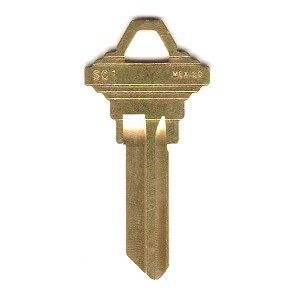 ESP SC1 Key Blank 5-Pin, Brass 50 per box