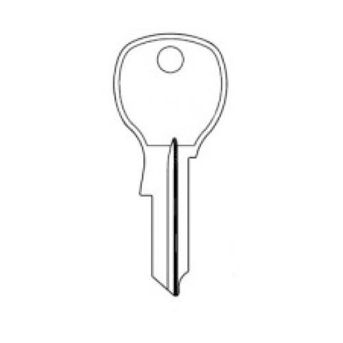 Compx National D4291 Key Blank, 4 PIN