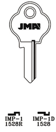 JMA IMP-1D Key blank for Import 1528