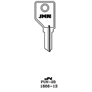 JMA PUN-1D Key Blank for Pundra 1866-10