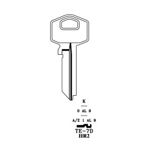Key blank, Harloc TE3