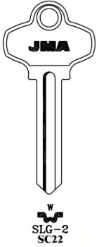 JMA SLG-6 Key Blank for Schlage SC20/A1145L