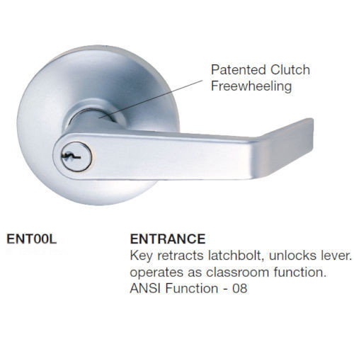 Dorma YR08-630 Exit Trim, Stainless Steel Entry Function Lever