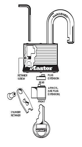 American Lock APKG1188280 Retainer for 3600, 3700 Series, Sold Each