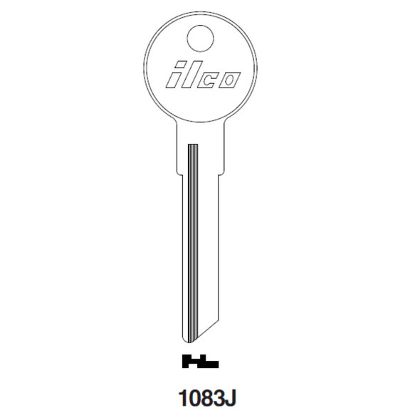 Key Blank, Ilco A1145J Schlage J 6-pin