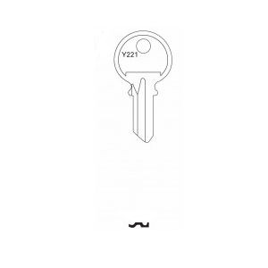 Jet Y221 Key Blank 3-Pin for Yale