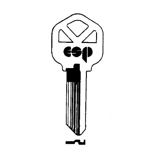 ESP KW1 Key Blank for Kwikset Standard