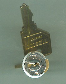 Key Plug, Nickel Finish Pundra Series 101-330