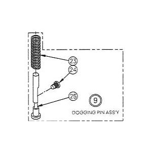 CRL Jackson 31-1085-4-7-628 Concealed Vertical Rod Exit Device ...
