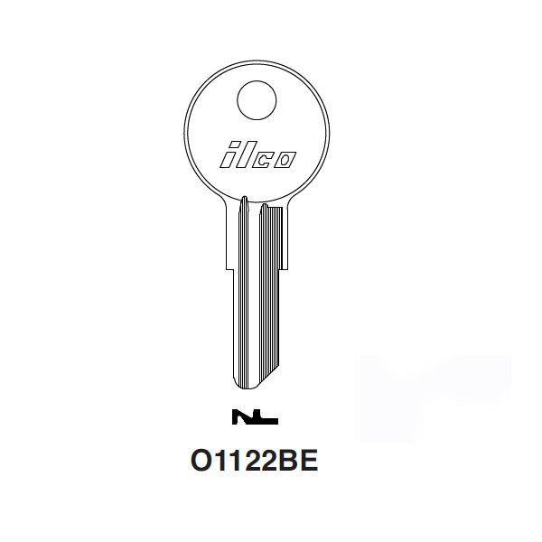 Ilco 1181C Key Blank for some Cutler Mailbox Locks