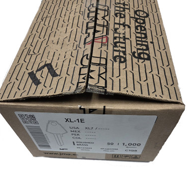 JMA XL-1E Key Blank for XL Lock XL7, XL1 (1000 Pack) 50/Box