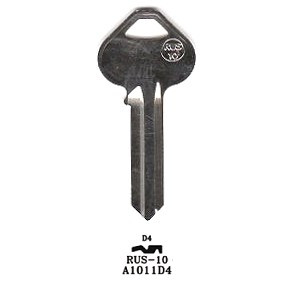 JMA RUS-10 Key Blank for Corbin Russwin A1011D4