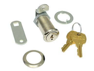 Compx National C8060-C390A-14A Cam Lock, 1-3/4 Keyed Alike C390A Nickel ...