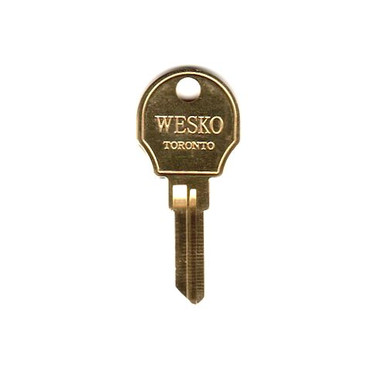 Key blank, Wesko AP2, Steelcase