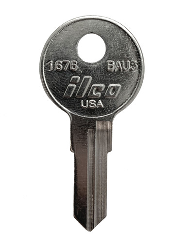 Ilco 1676 Key blank, Baur BAU3