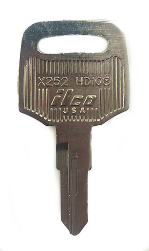 Ilco HD108 Key Blank, Honda Motorcycle X252