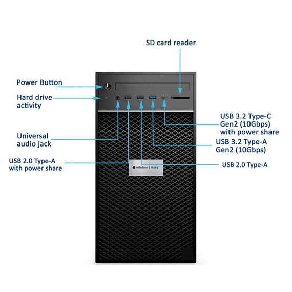 Milestone Husky 350T network recording server