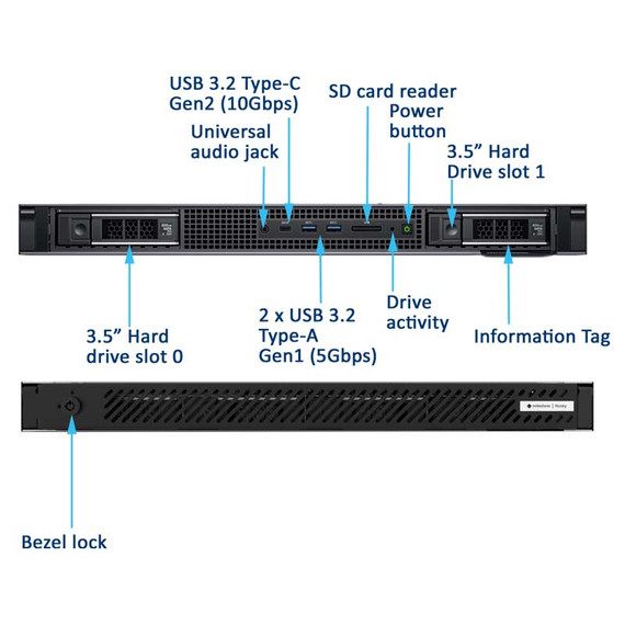 Milestone Husky 350R Revision 2 video recording server
