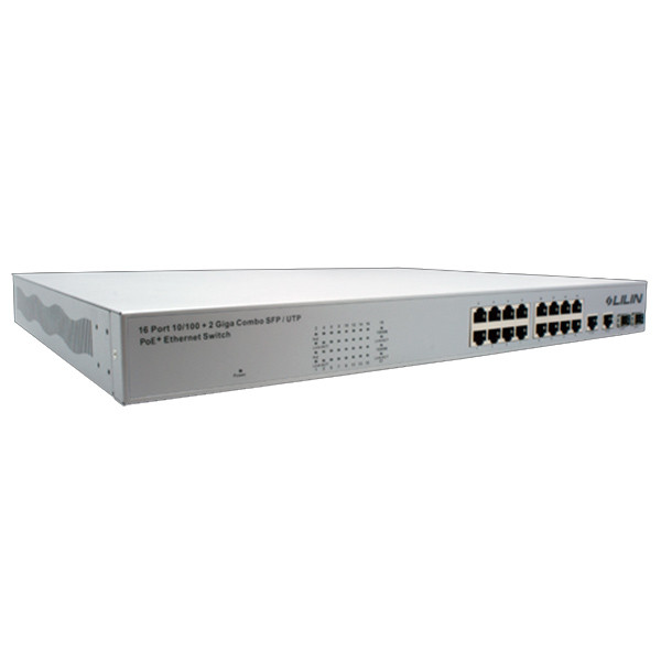 LILIN PMH-POE16260WAT fast Power over Ethernet (PoE) switch