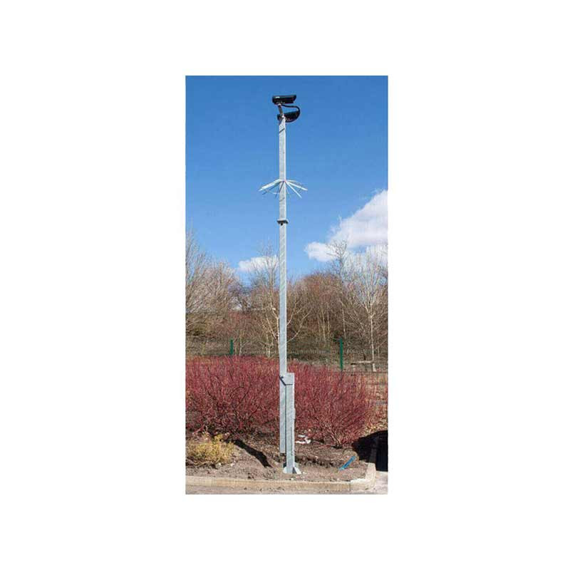 Modular square tilt-down flange mounted CCTV column (MTP)