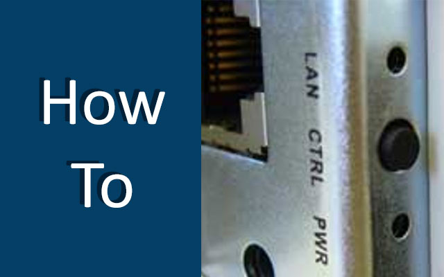 How to do a factory reset of Axis 206/7 IP cameras - Network Webcams