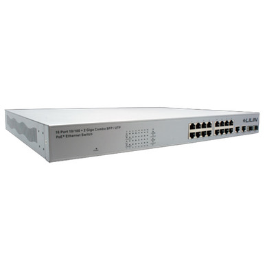 LILIN PMH-POE16260WAT fast Power over Ethernet (PoE) switch