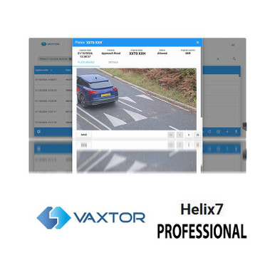 Vaxtor Helix Professional back office software application licence