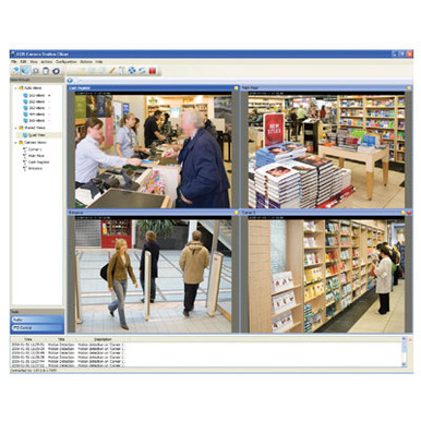 Axis Camera Station software for up to 100 Axis IP cameras - 10 channel ...