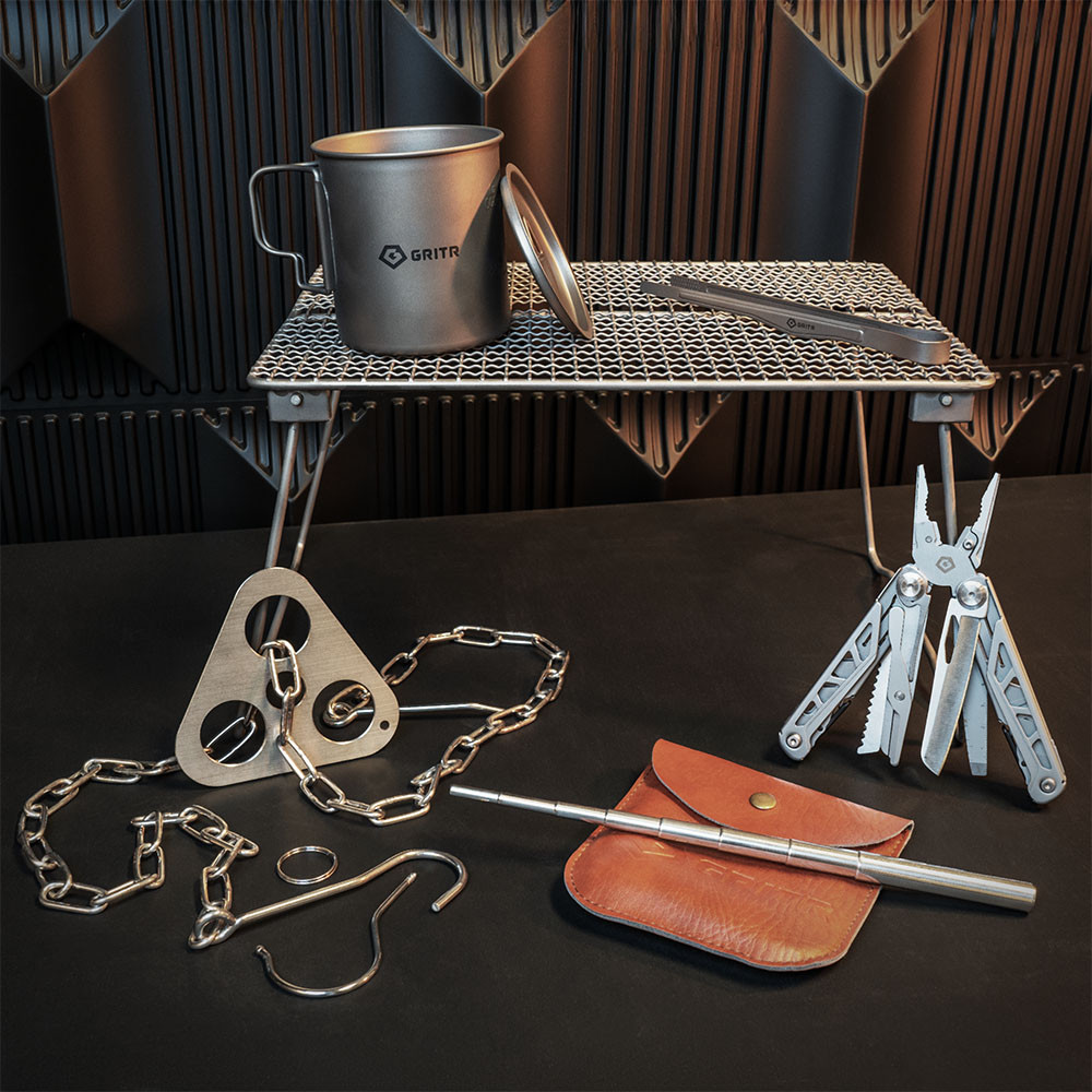 GRITR Titanium Canteen Mess Kit