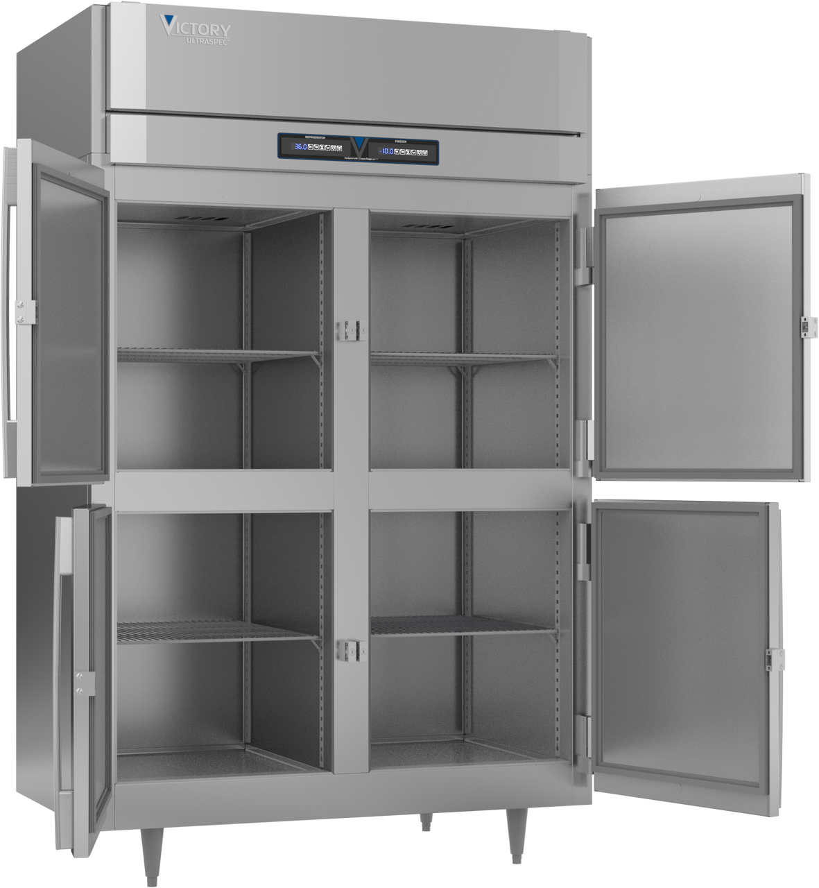 RFSA-2D-S1-HD-HC | Ultraspec Dual Temp Refrigerator-Freezer | Victory ...