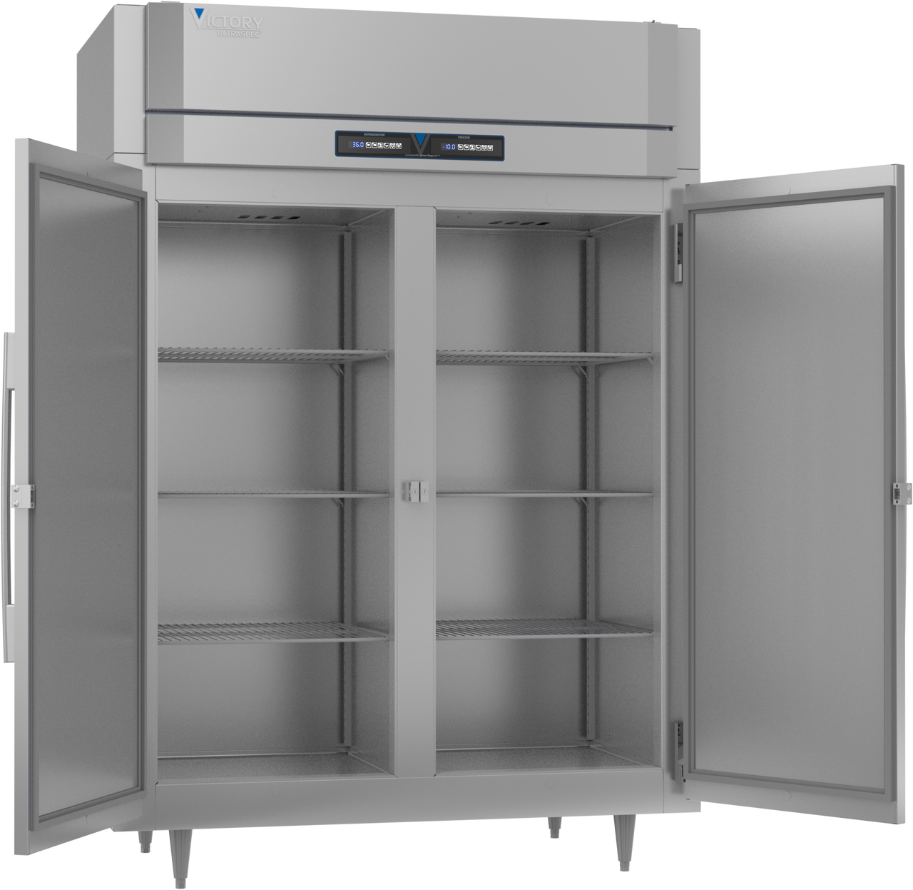 Rfsa 2d S1 Ew Hc Ultraspec Dual Temp Refrigerator Freezer Victory Refrigeration