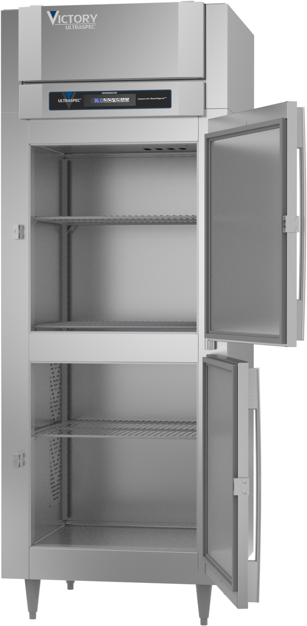 RS-1D-S1-EW-HD-HC | Ultraspec Extra Wide Half Solid Door Reach-In ...