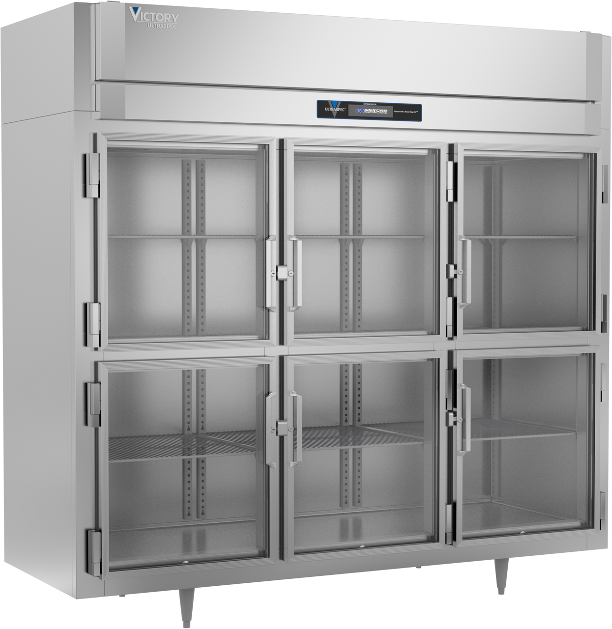 RS-3D-S1-EW-HG-HC | Ultraspec Extra Wide Half Glass Door Reach-In ...