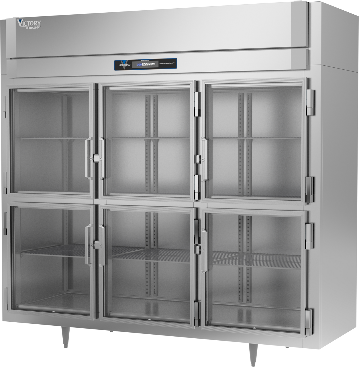 RS-3D-S1-EW-HG-HC | Ultraspec Extra Wide Half Glass Door Reach-In ...