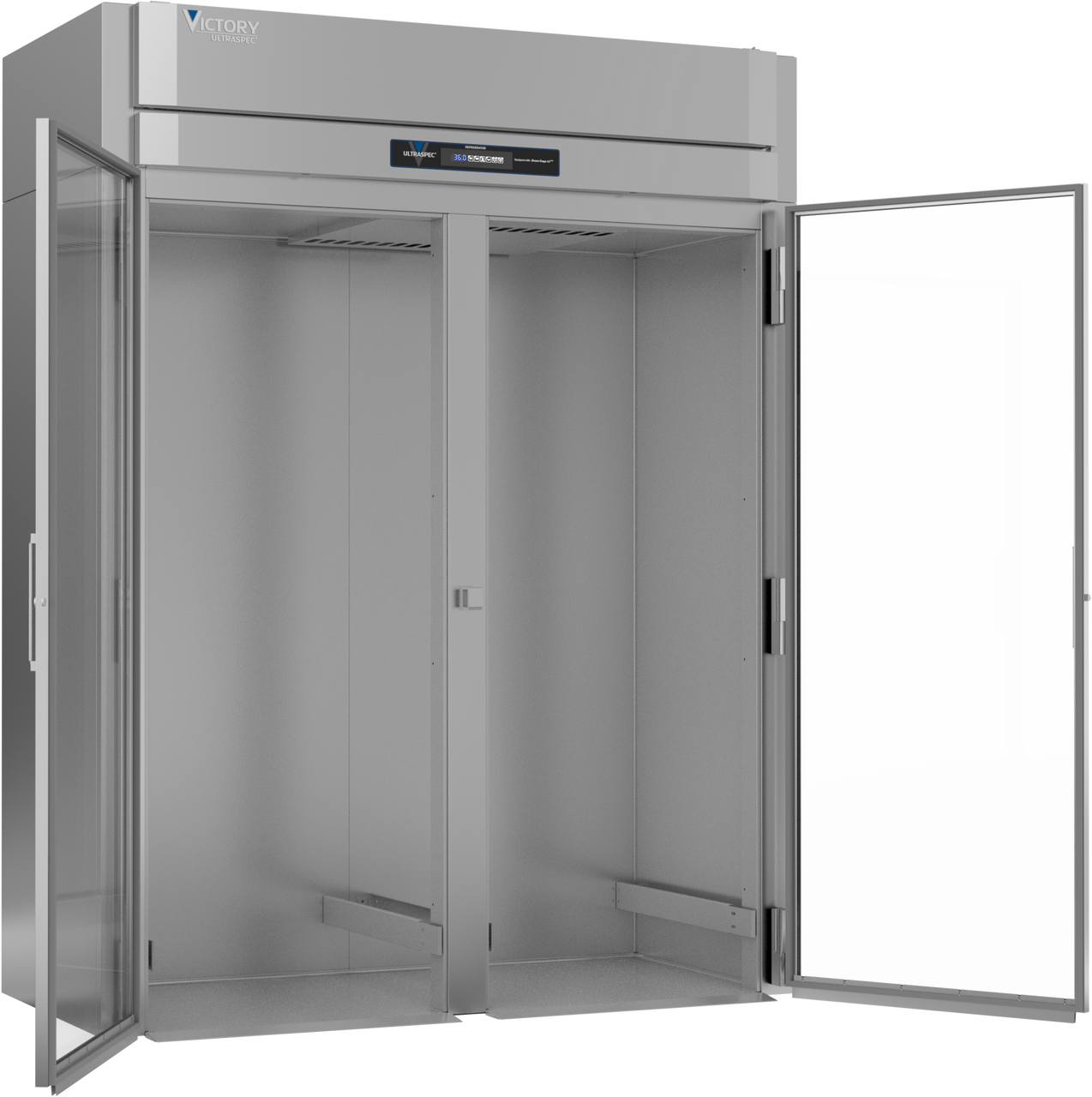 RISA-2D-S1-XH-G-HC | Ultraspec Extra High Roll-In Glass Door ...