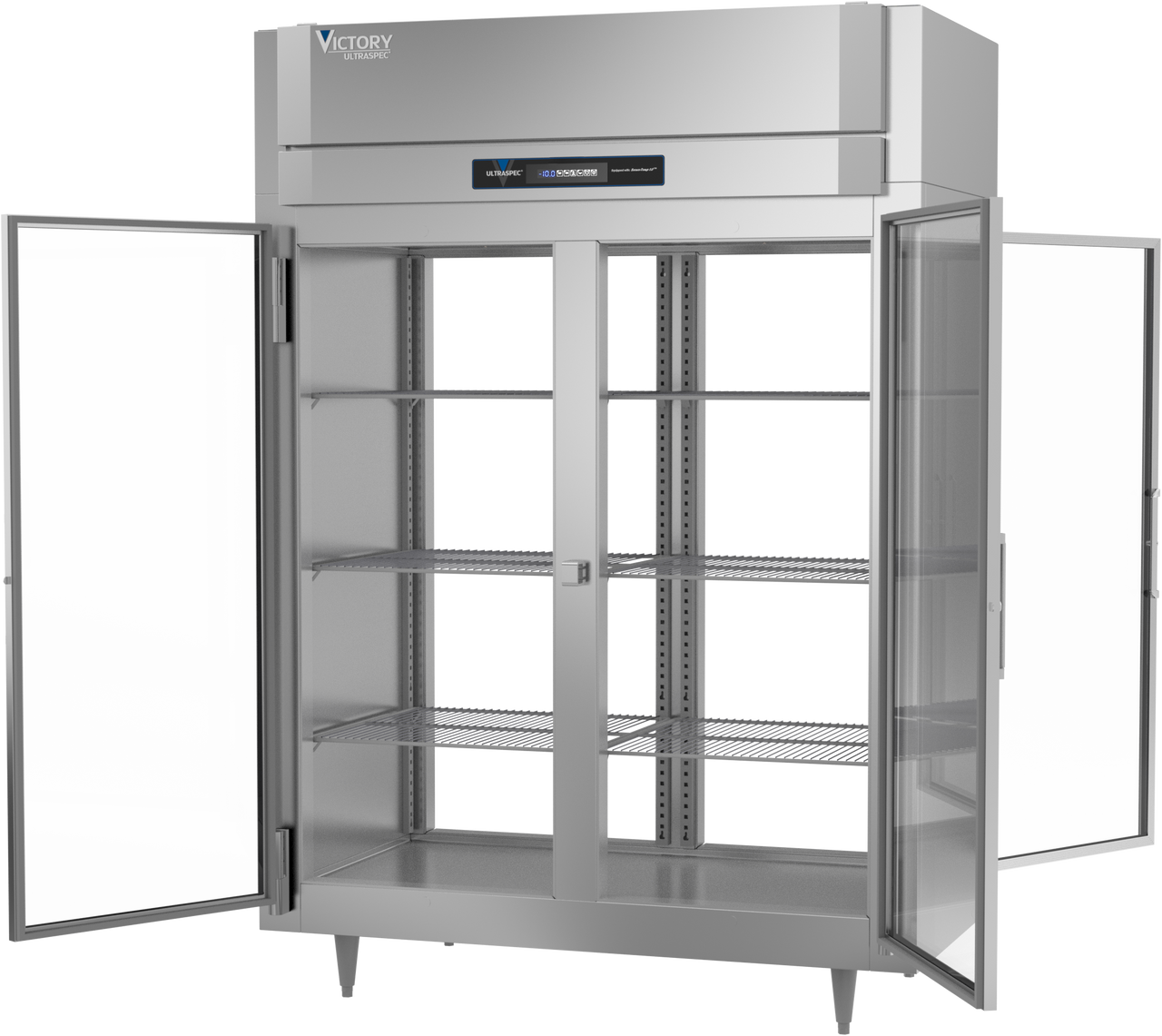 FS-2D-S1-EW-PT-G-HC | Ultraspec Extra Wide Pass-Thru Glass Door Freezer ...